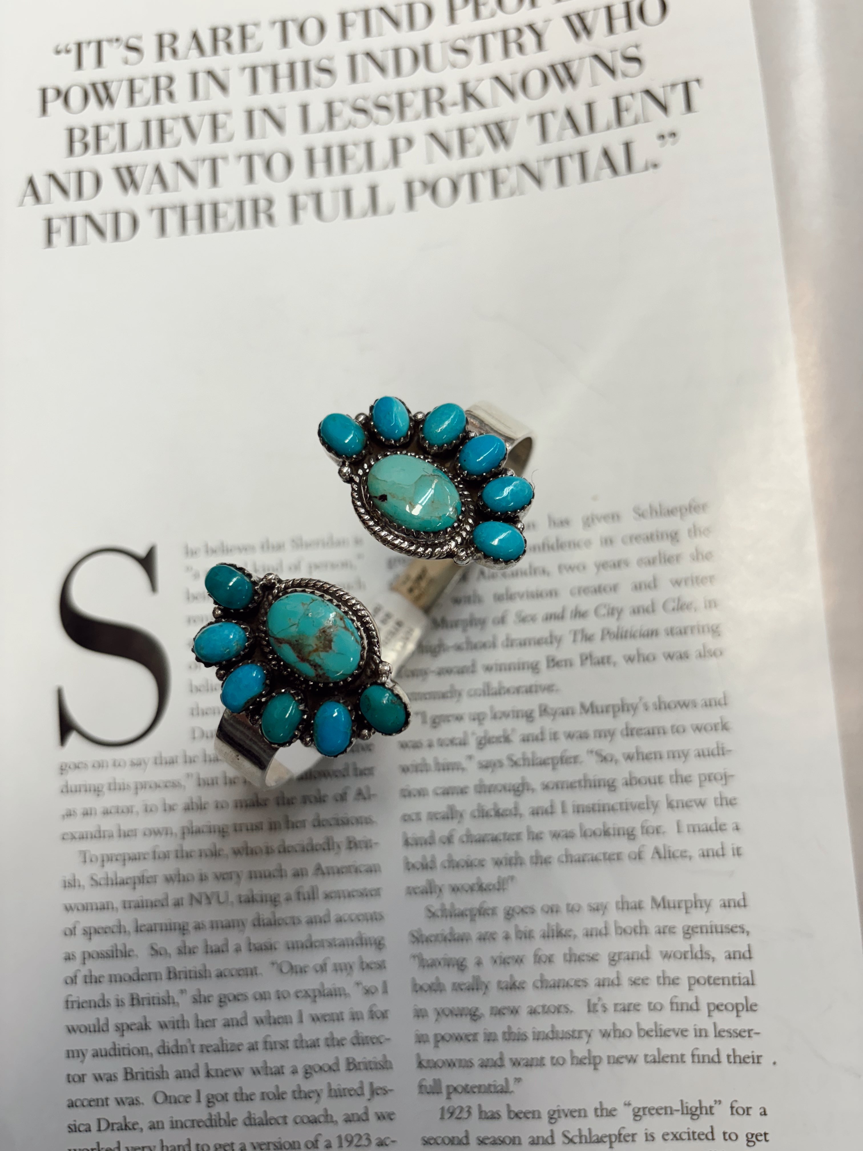 Genuine Cuffs – The Turquoise Pistol