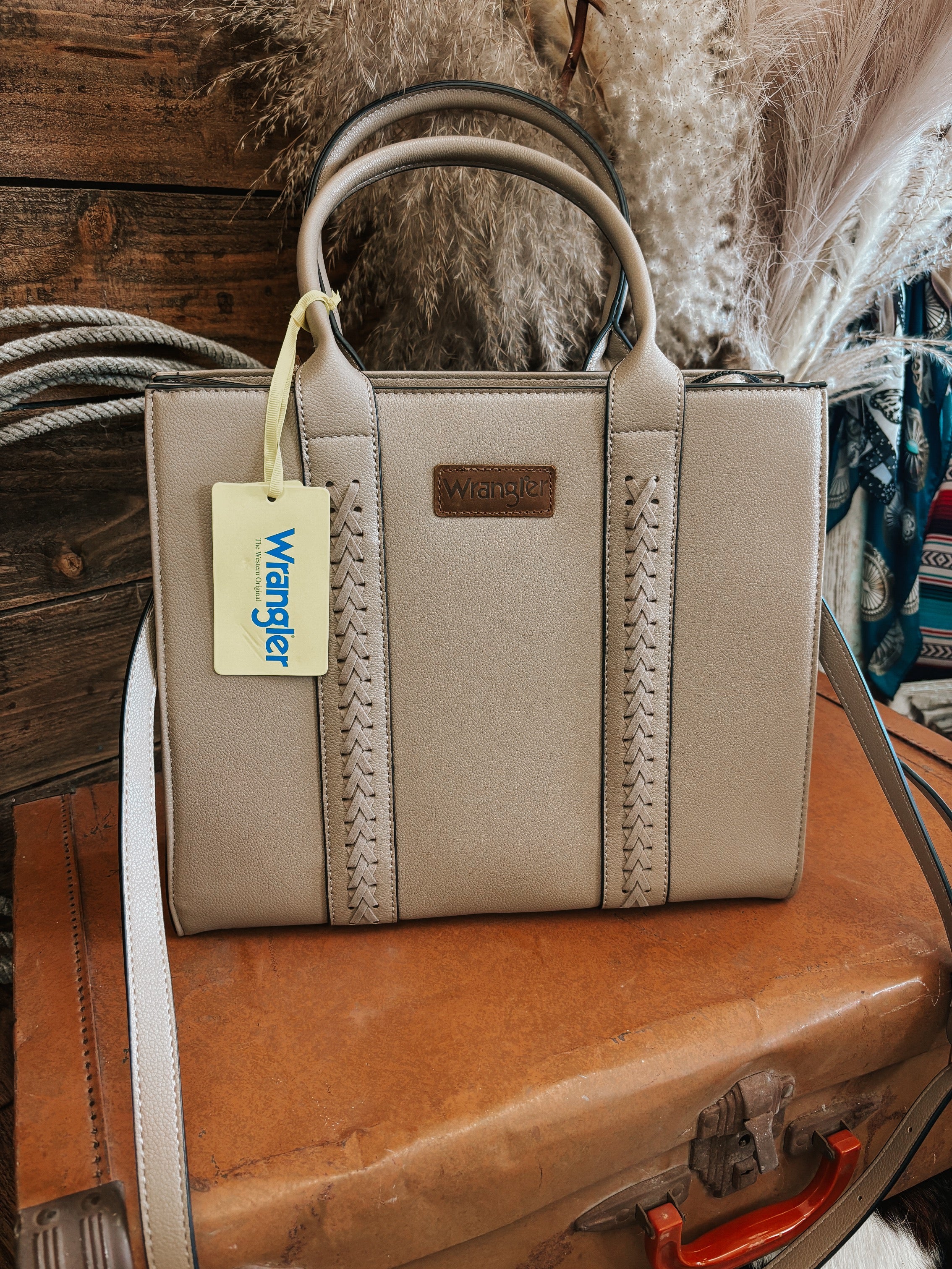 Wrangler Ladies Carry-All Crossbody Tote Bag – The Turquoise Pistol