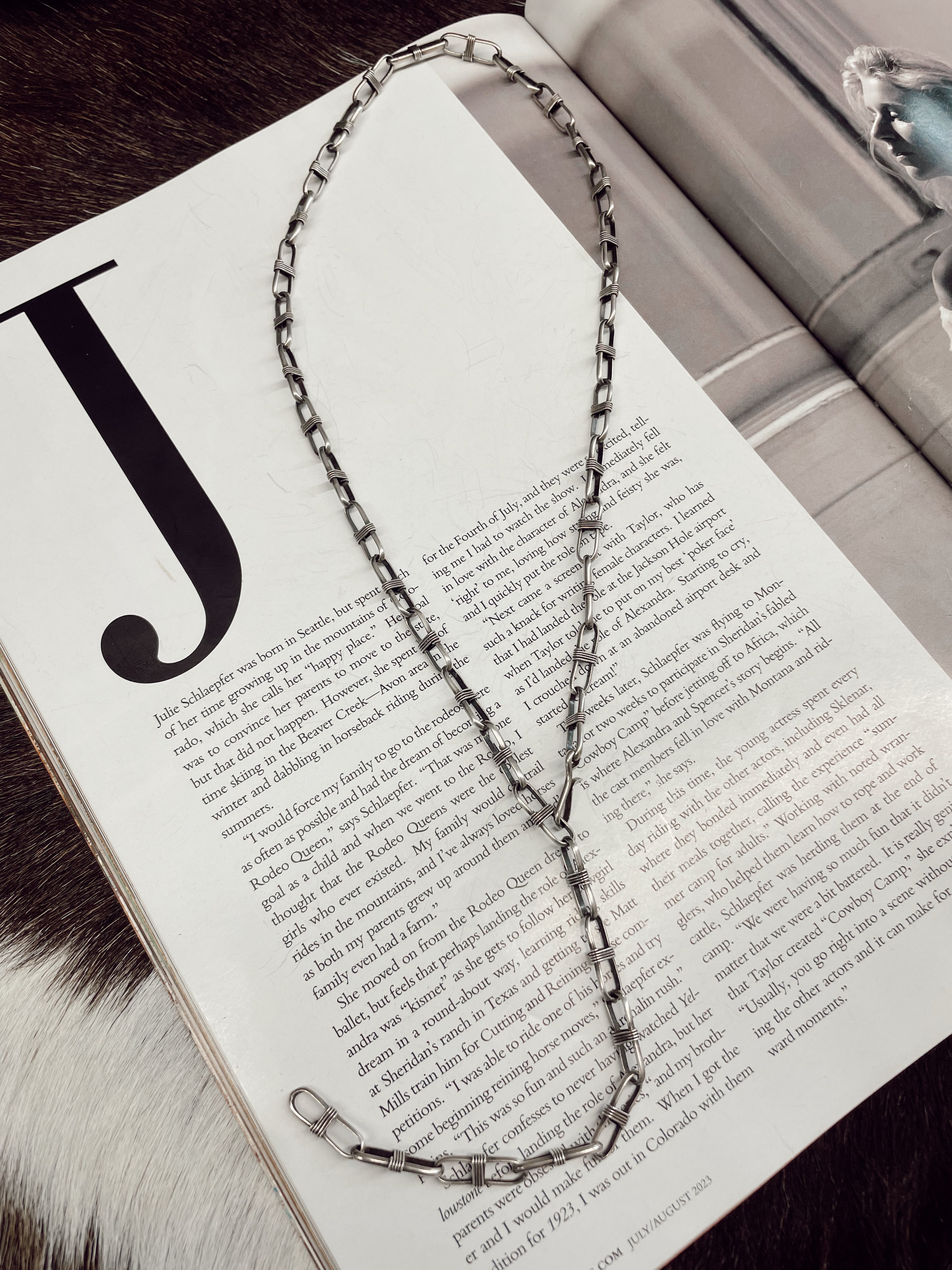 The Silver Cherokee Chain Necklace – The Turquoise Pistol